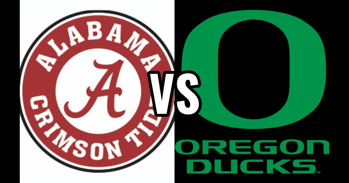 Alabama Crimson Tide vs Oregon Ducks - Which 2025 College Football ...