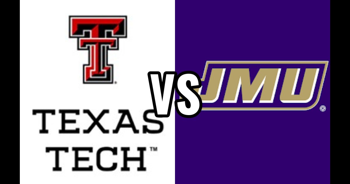 James Madison Dukes vs Texas Tech Red Raiders: Texas Tech Red Raiders Leads