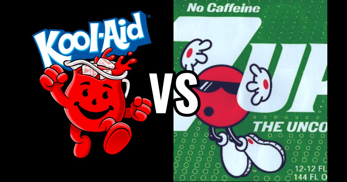 7UP Spot (Cool Spot) vs Kool-Aid Man: Kool-Aid Man Leads