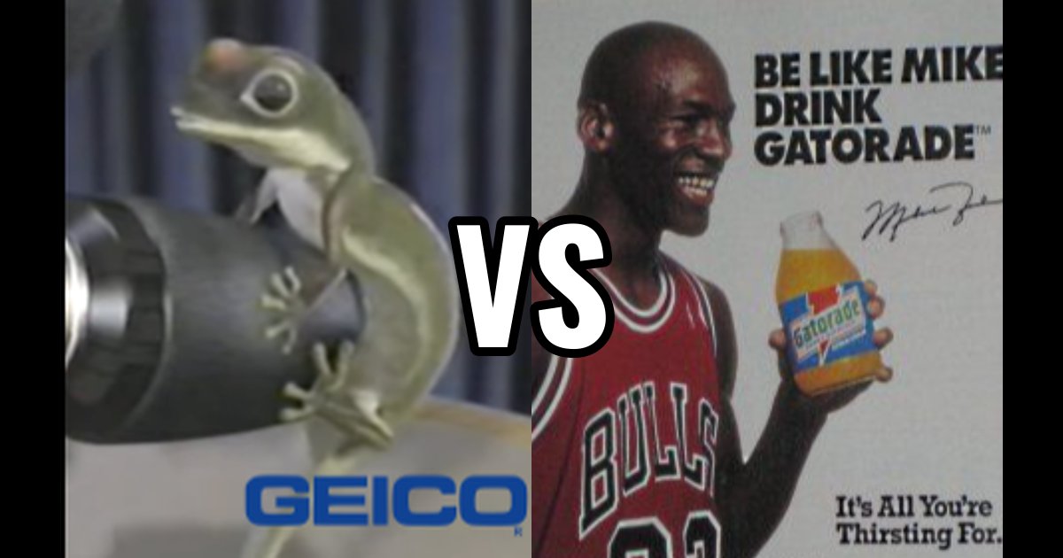 Geico Gecko vs “Be Like Mike” (Gatorade): Fans Are Split