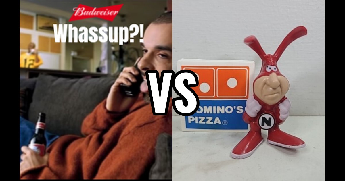 The Noid (Domino’s) vs “Whassup?!” (Budweiser): “Whassup?!” (Budweiser ...