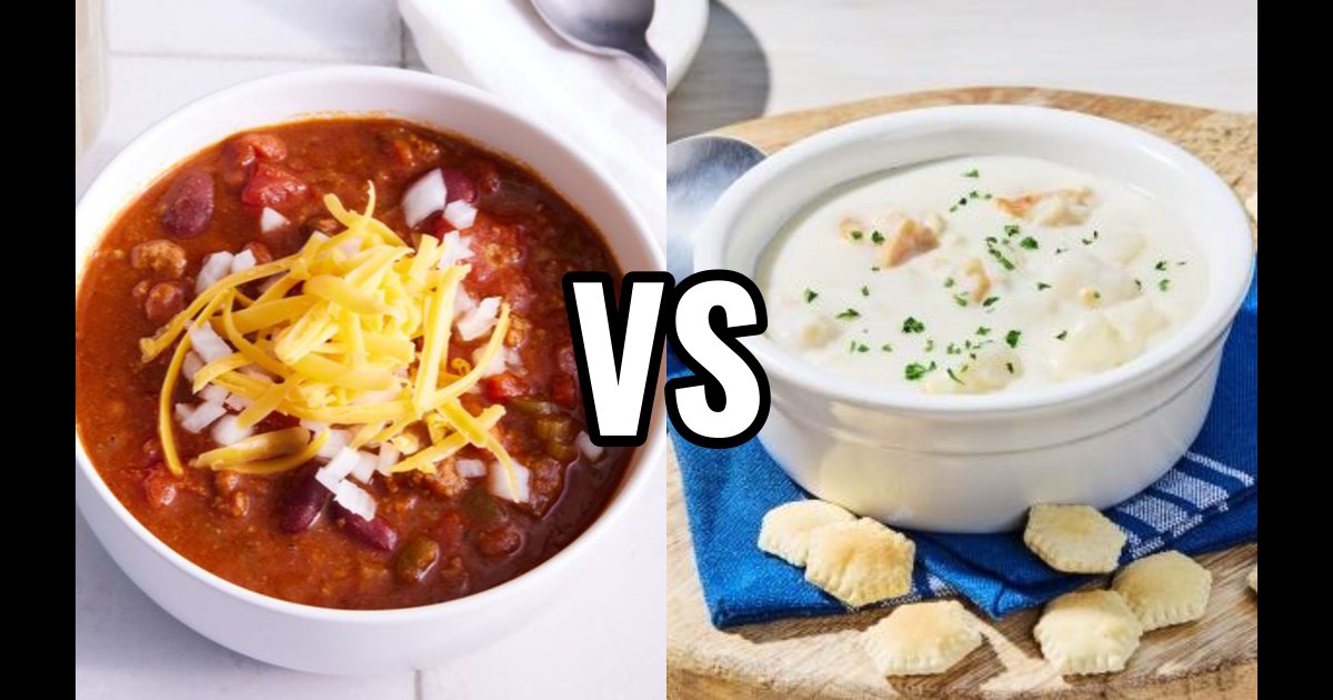 Chili vs Clam Chowder - Which American Food is Better?