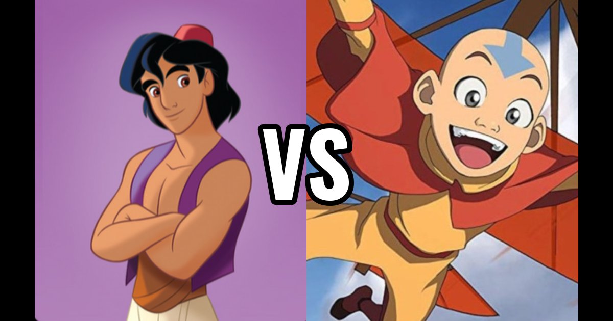 Aang (Avatar: The Last Airbender) vs Aladdin (Aladdin): Aladdin ...