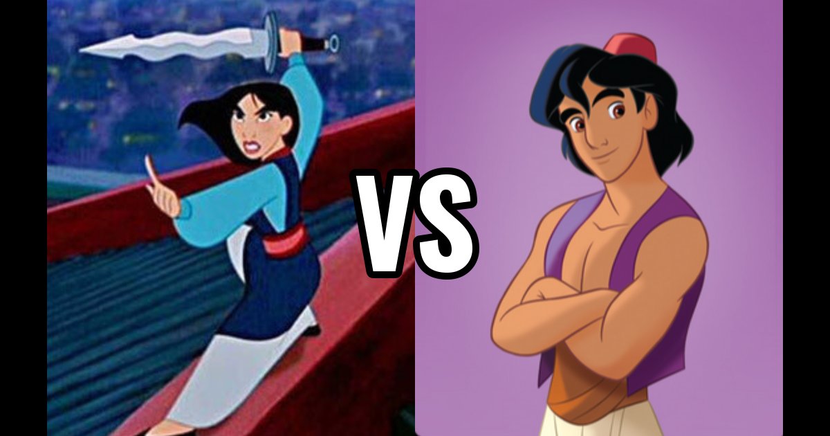 Aladdin (Aladdin) vs Mulan (Mulan): Fans Are Split