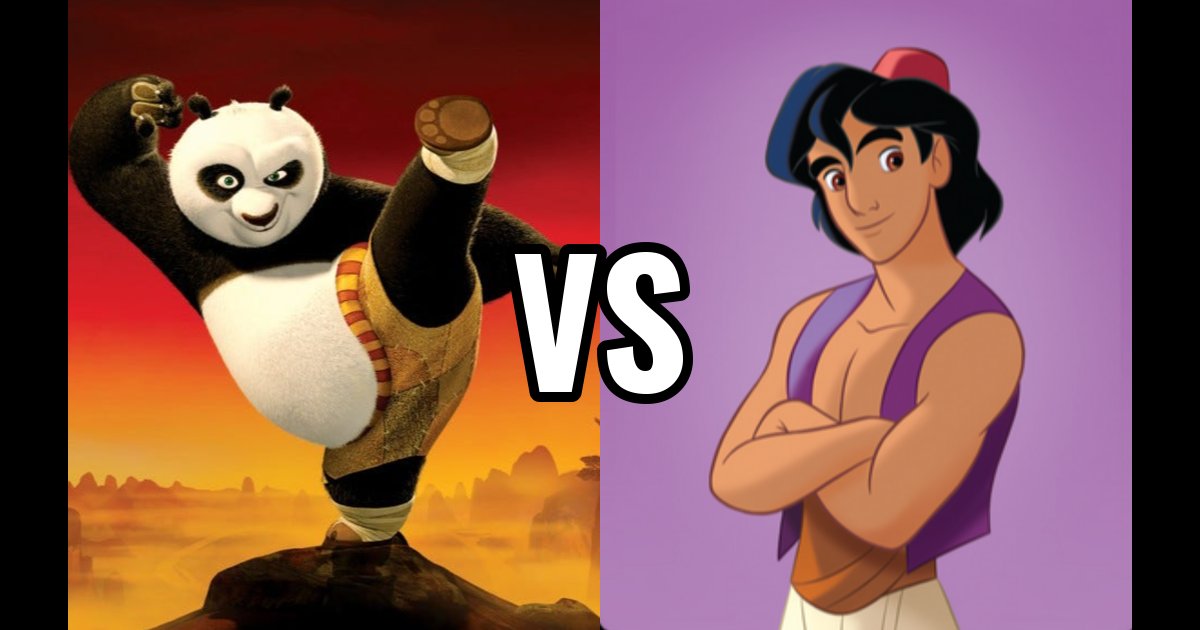 Aladdin (Aladdin) vs Po (Kung Fu Panda): Fans Are Split
