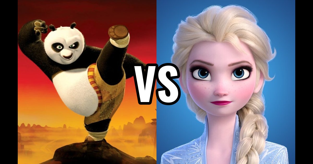 Elsa (Frozen) vs Po (Kung Fu Panda): Fans Are Split