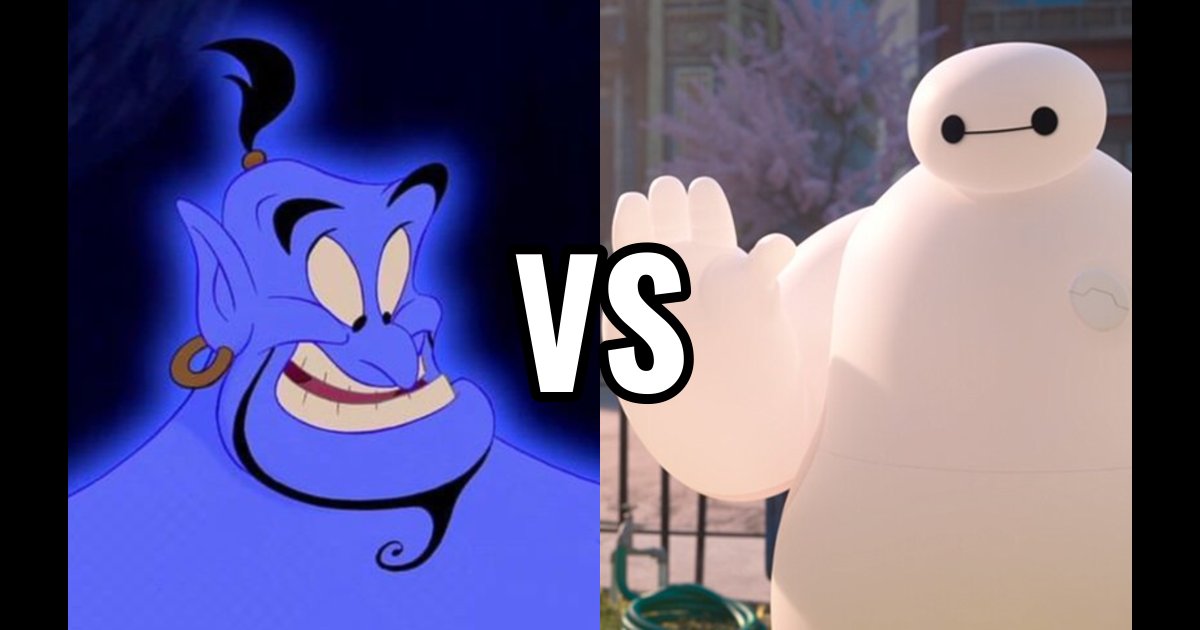 Baymax (Big Hero 6) vs Genie (Aladdin): Genie (Aladdin) Leads