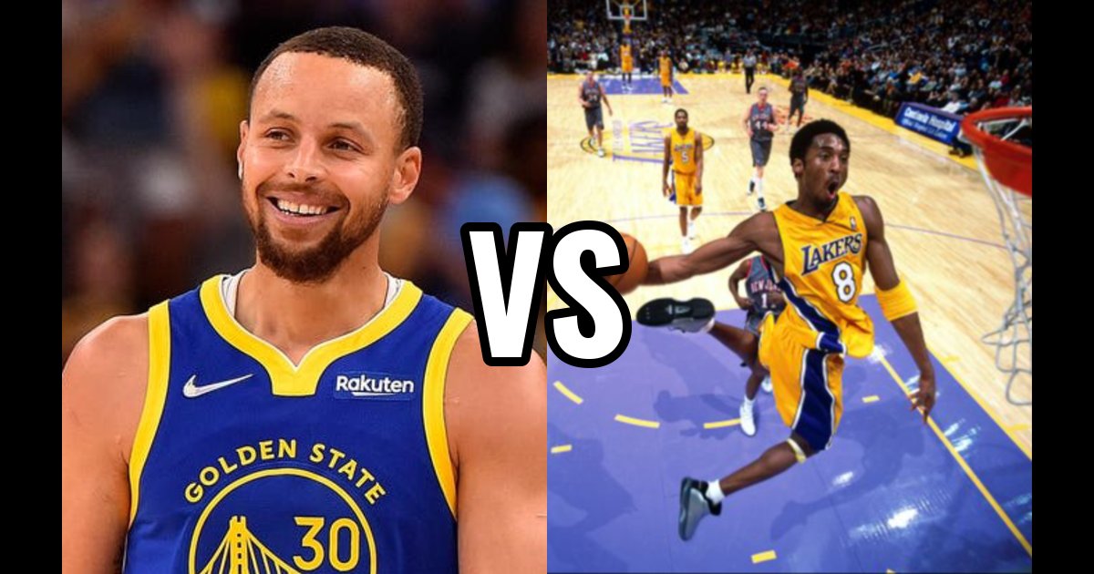 Kobe Bryant vs Stephen Curry: Kobe Bryant Leads