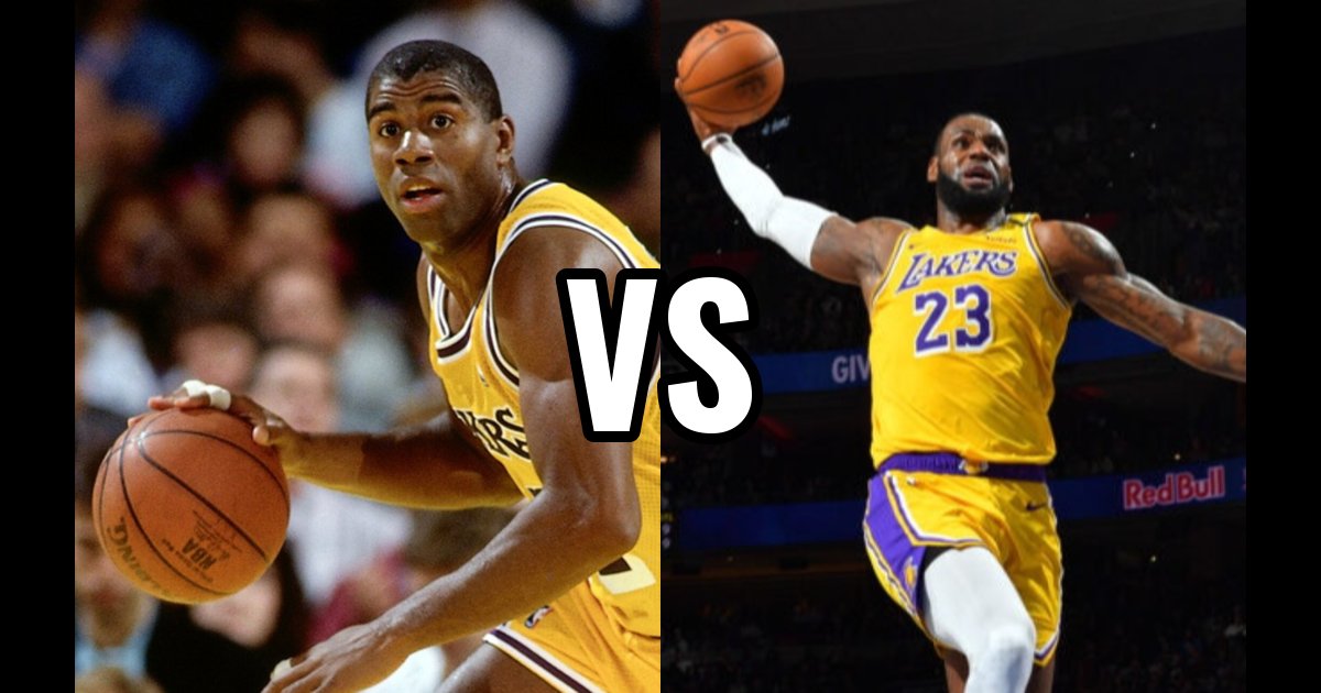 LeBron James vs Magic Johnson: LeBron James Leads