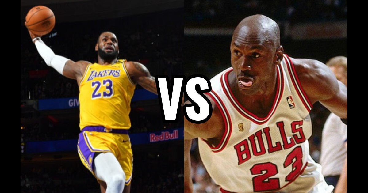 LeBron James vs Michael Jordan: Michael Jordan Leads