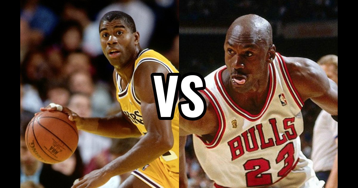 Magic Johnson vs Michael Jordan: Michael Jordan Leads