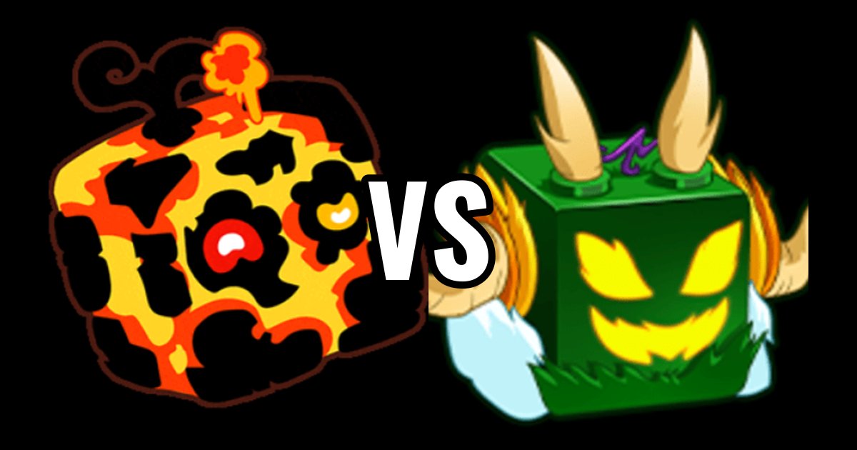 🌋 Magma Fruit vs 🐉 Dragon Fruit: 🐉 Dragon Fruit Leads
