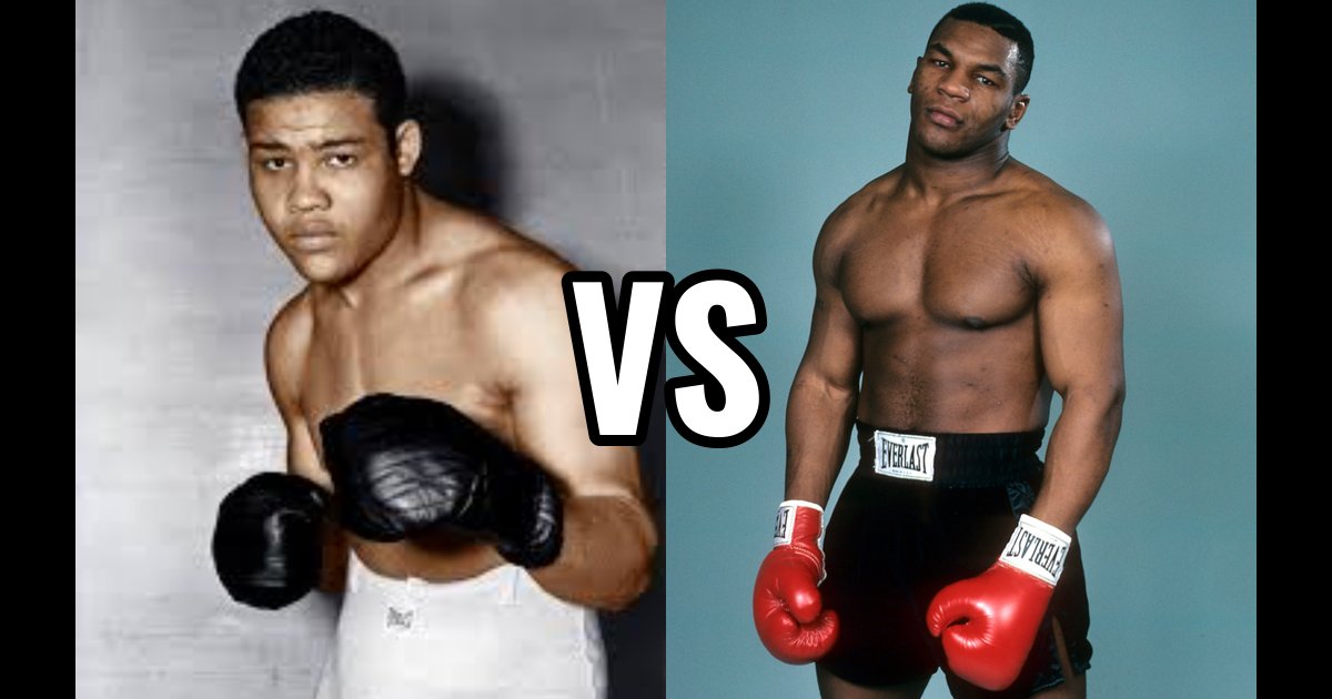 Joe Louis vs Mike Tyson: Mike Tyson Leads