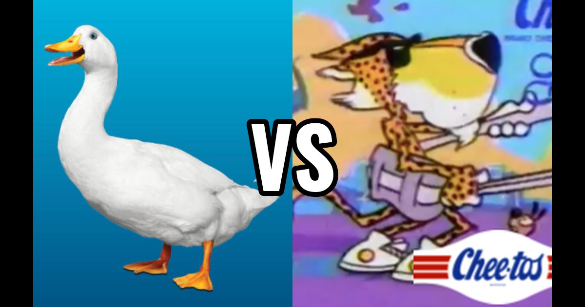 Aflac Duck vs Chester Cheetah (Cheetos): Fans Are Split