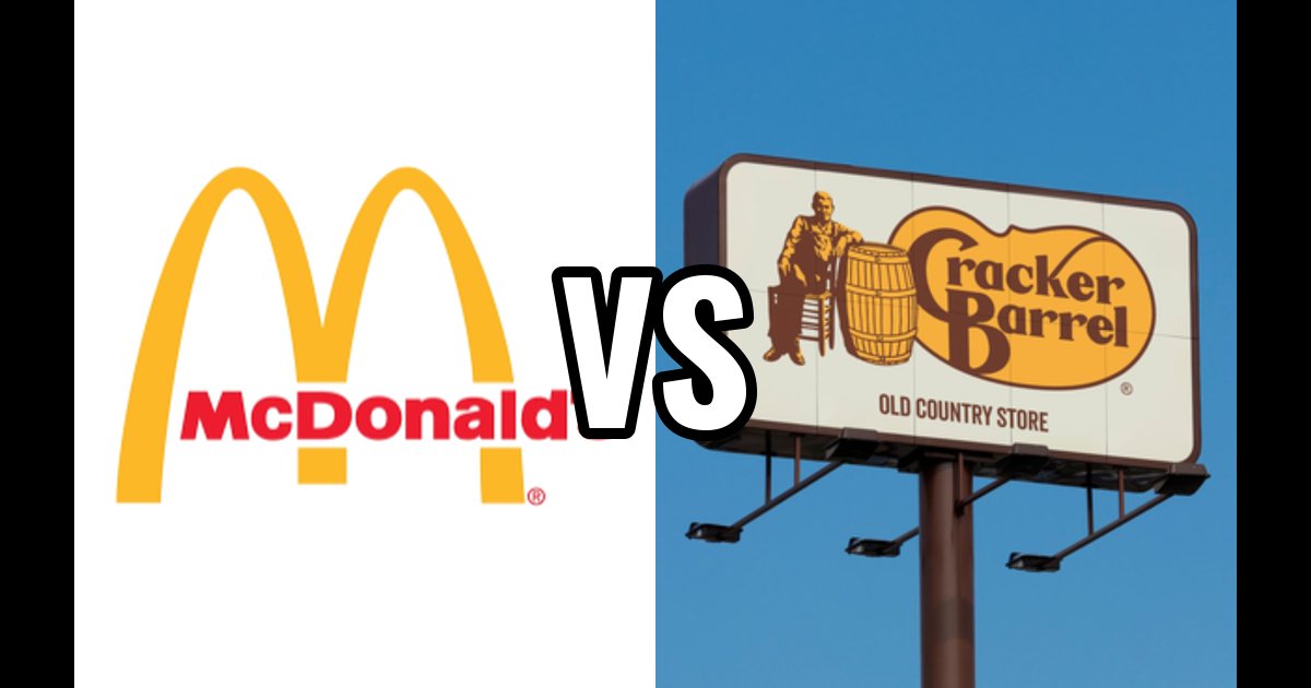 Cracker Barrel vs McDonald's: Cracker Barrel Leads