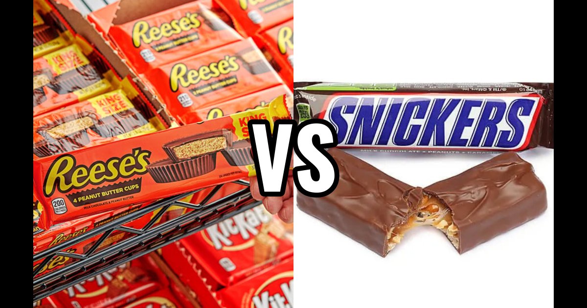 Reese’s Peanut Butter Cups vs Snickers: Fans Are Split