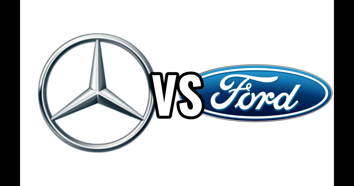Ford vs Mercedes-Benz: Mercedes-Benz Leads