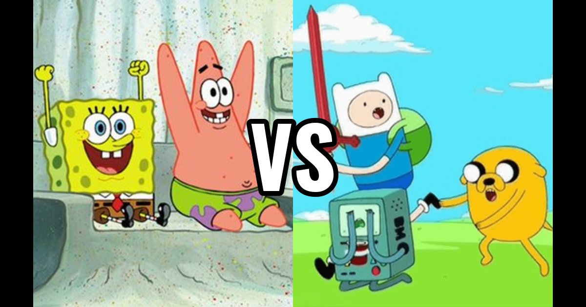 Finn & Jake vs SpongeBob & Patrick: SpongeBob & Patrick Leads