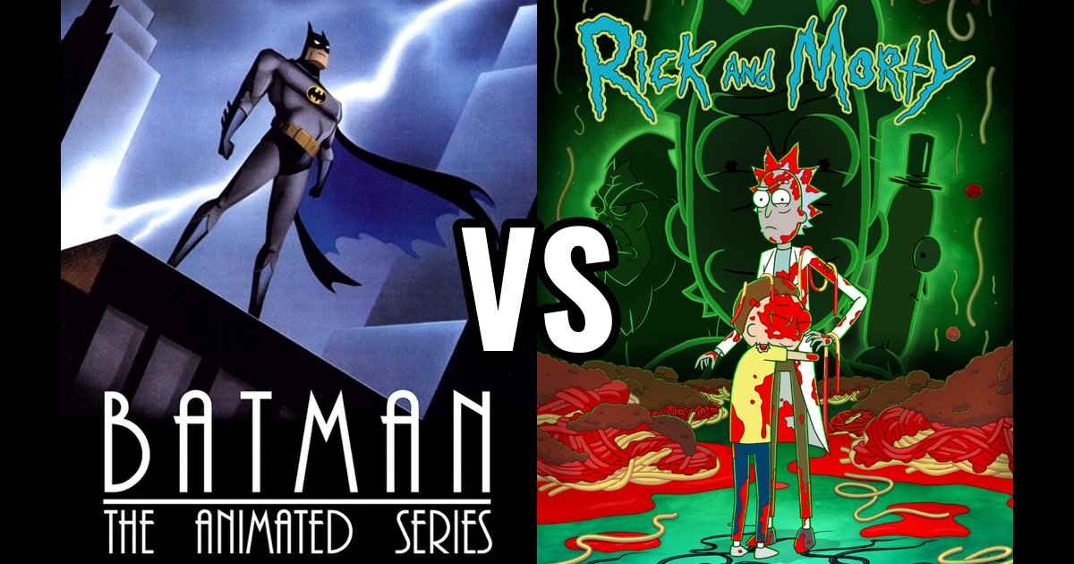 Batman: The Animated Series vs Rick and Morty: Batman: The Animated ...