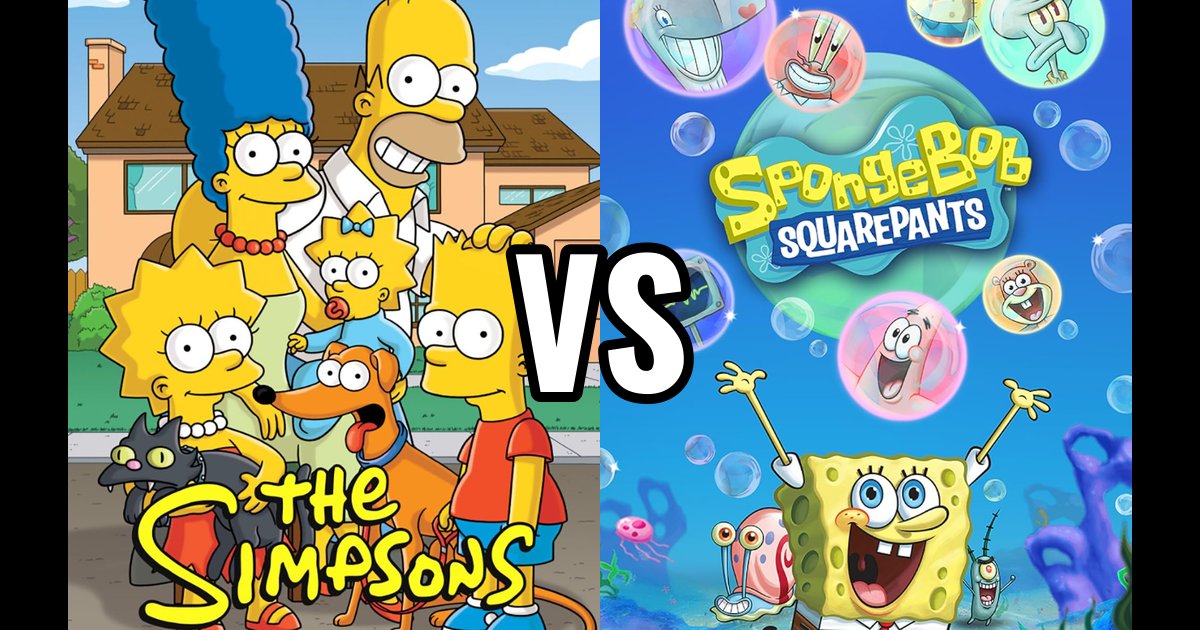 The Simpsons vs SpongeBob SquarePants - Which Cartoon is Better?