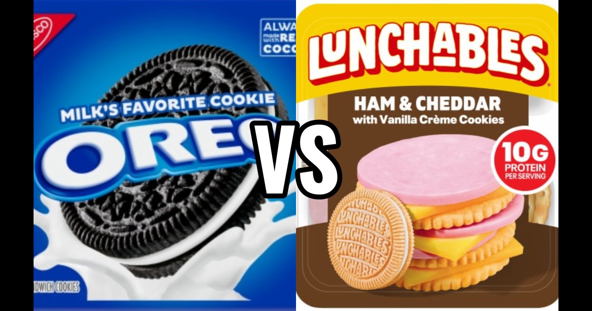 Lunchables vs Oreos: Oreos Leads