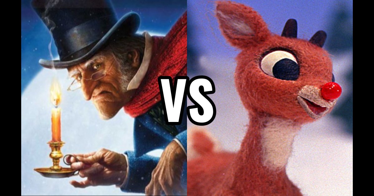 Ebenezer Scrooge (Christmas Carol) vs Rudolph (Rudolph the Red-Nosed ...