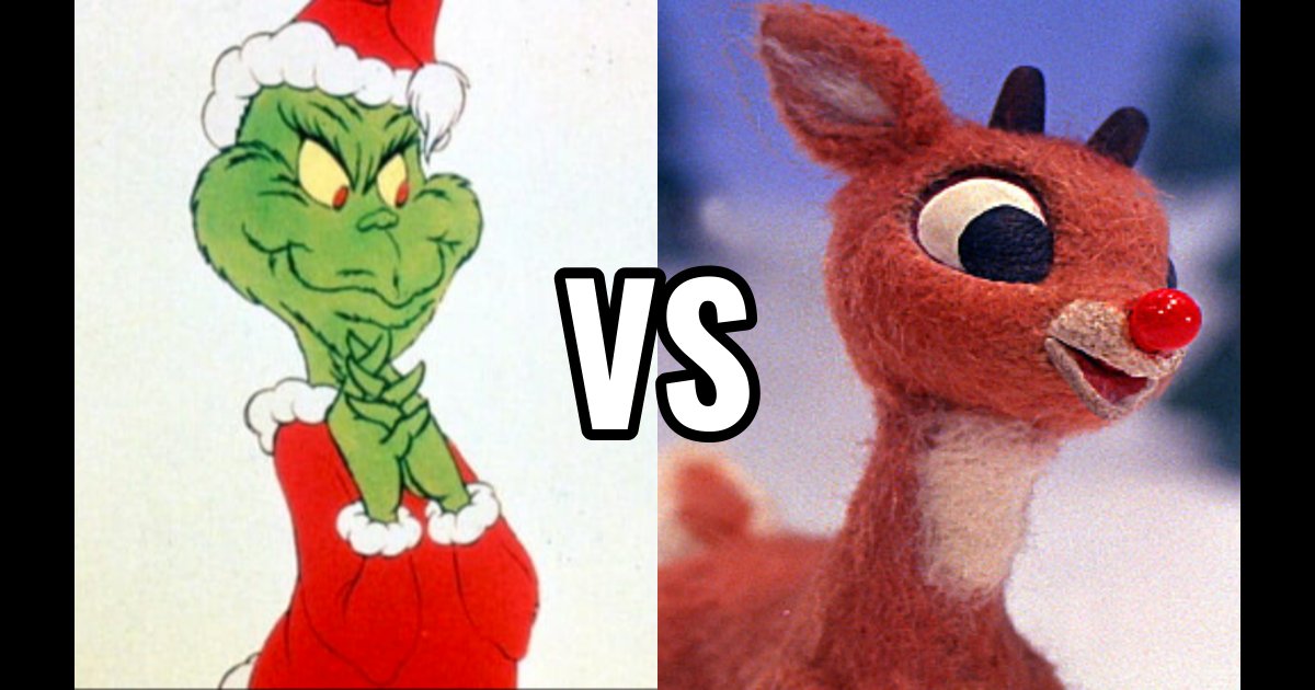 The Grinch (How the Grinch Stole Christmas) vs Rudolph (Rudolph the Red ...