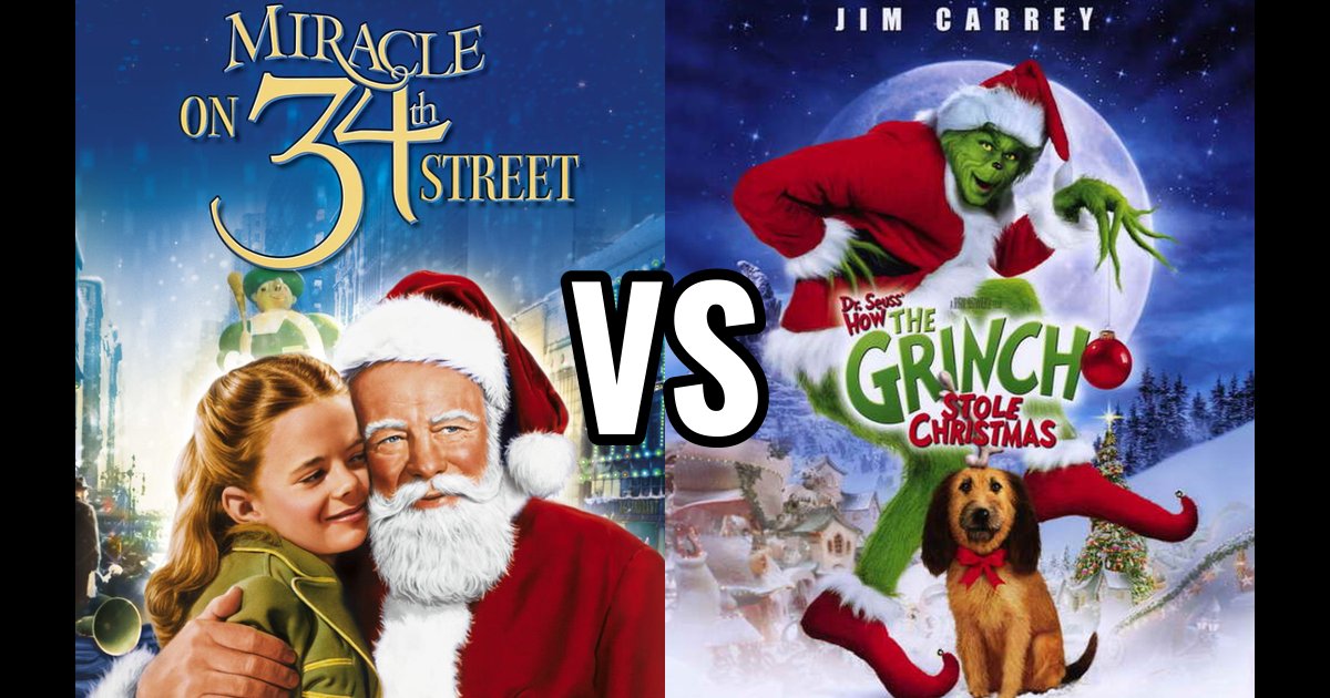 Miracle on 34th Street vs How the Grinch Stole Christmas - Which ...