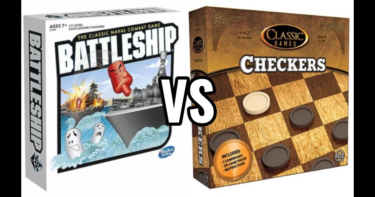 Battleship vs Checkers - Which Classic Board Game is Better?