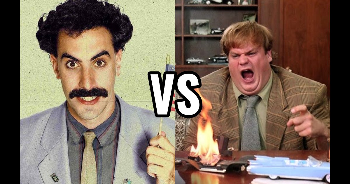 Borat Sagdiyev (Borat) vs Tommy Callahan (Chris Farley): Tommy Callahan ...
