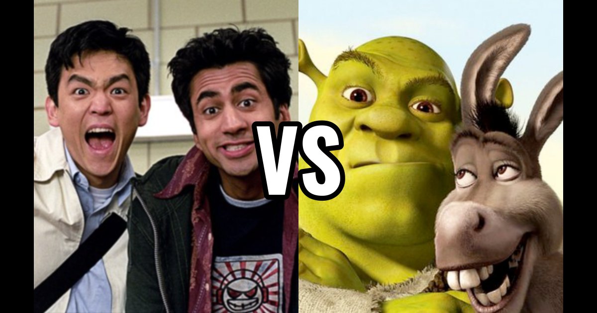 Harold & Kumar vs Shrek & Donkey (Shrek): Shrek & Donkey (Shrek) Leads