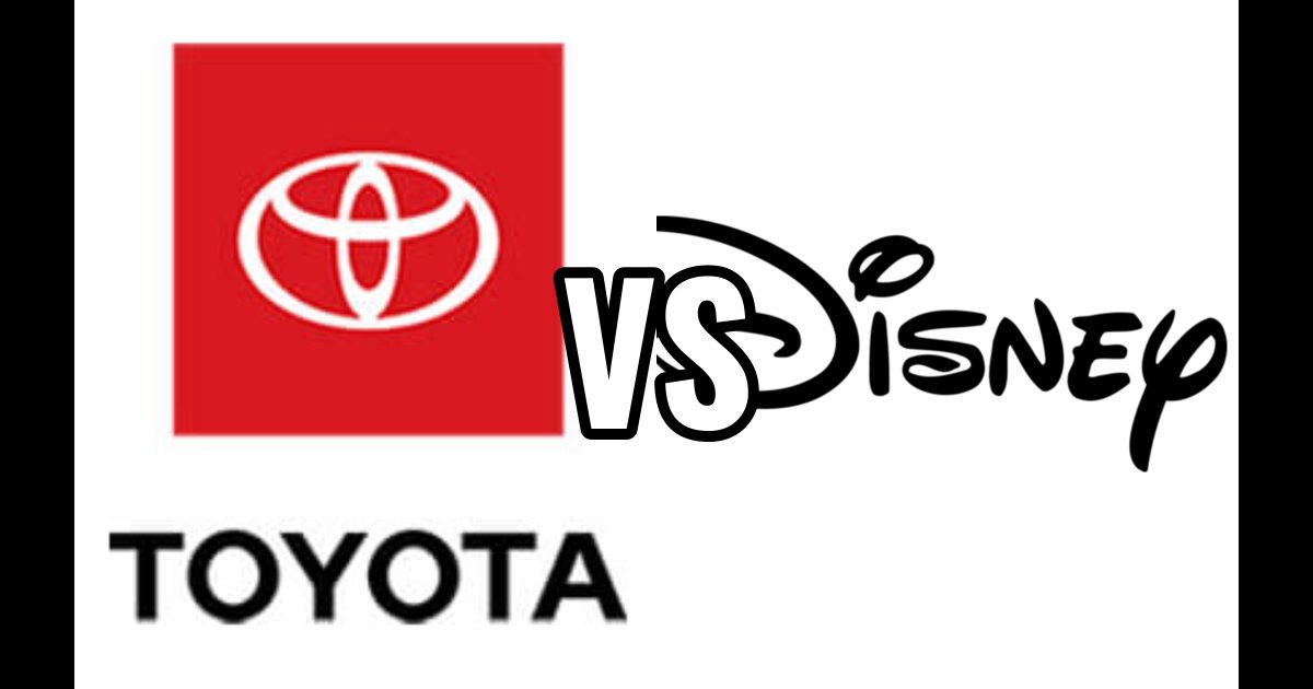 Toyota vs Disney - Which Consumer Brand is Better?