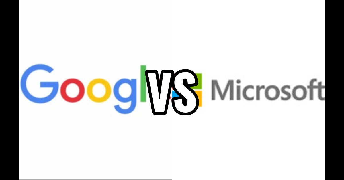 Google vs Microsoft: Google Leads