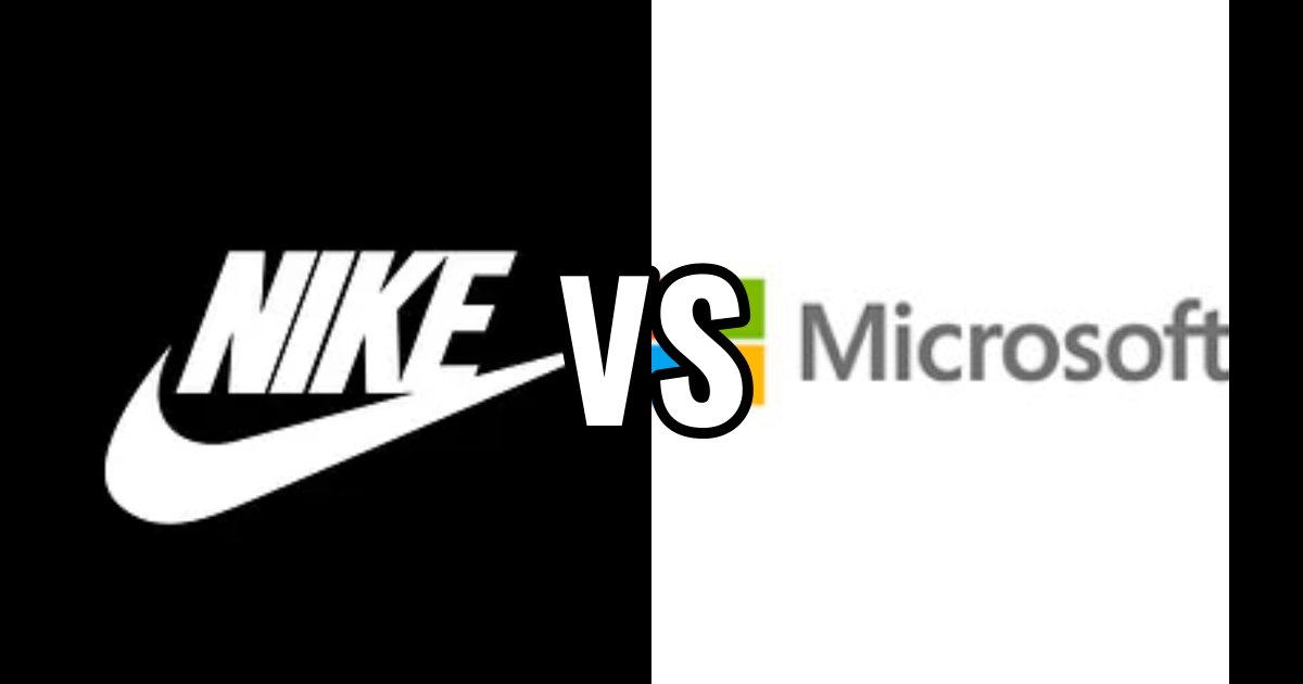 Microsoft vs Nike: Microsoft Leads