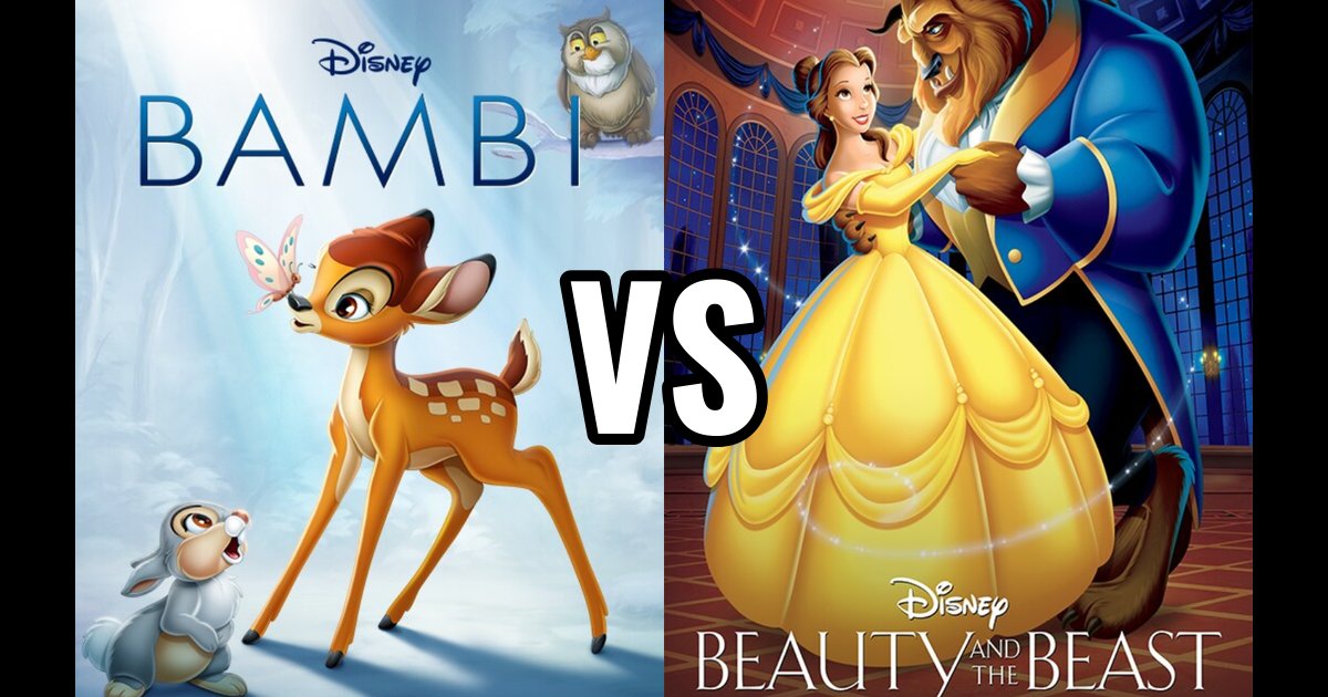 Bambi vs Beauty and the Beast: Bambi Leads