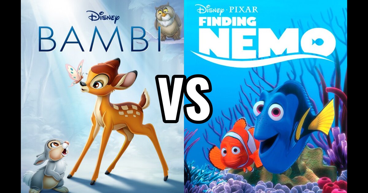 Bambi vs Finding Nemo: Finding Nemo Leads