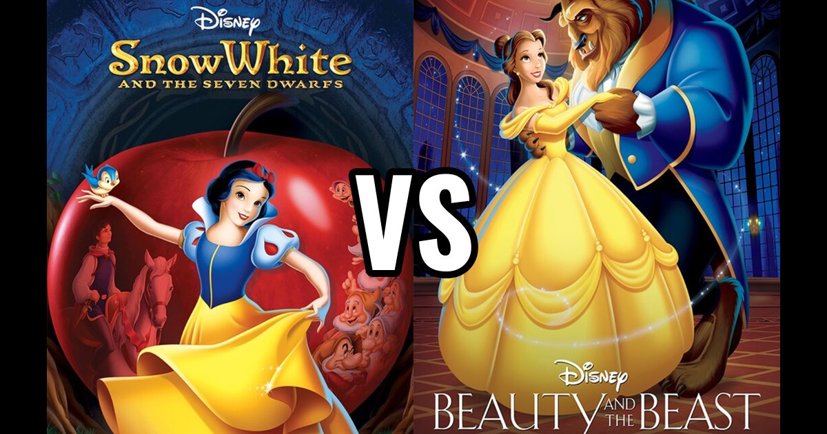 Beauty and the Beast vs Snow White and the Seven Dwarfs: Beauty and the ...