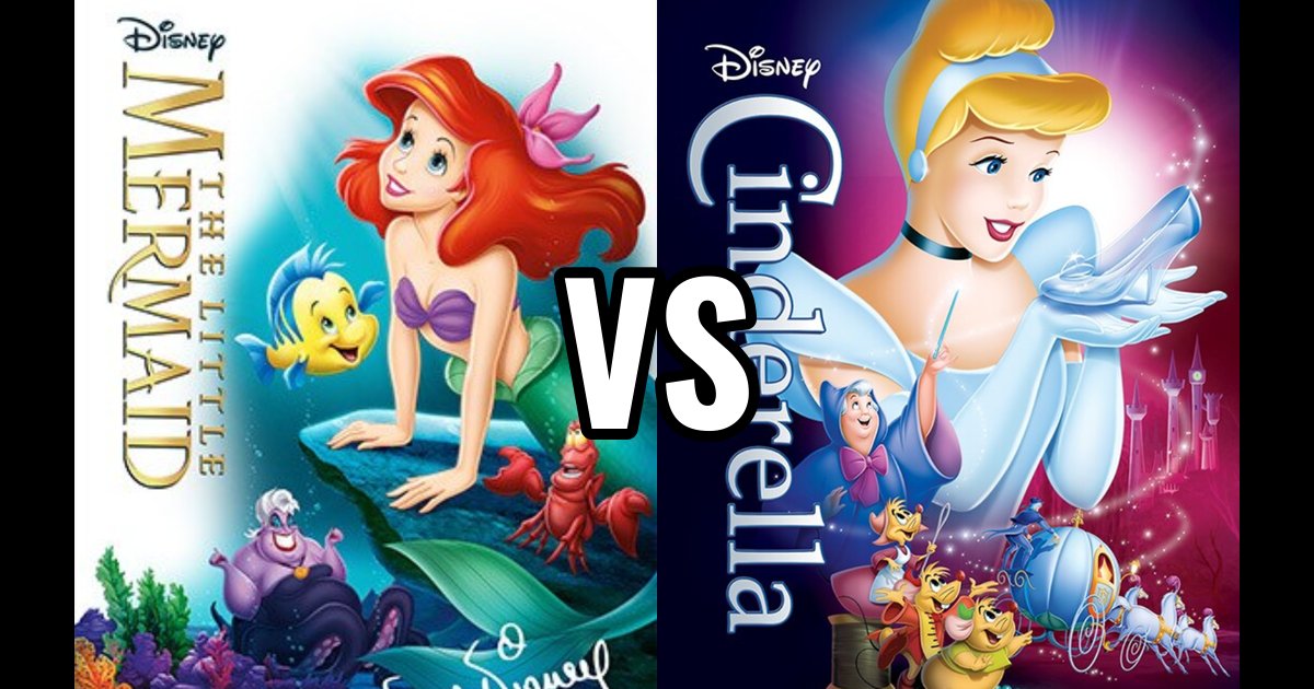 Cinderella vs The Little Mermaid: The Little Mermaid Leads