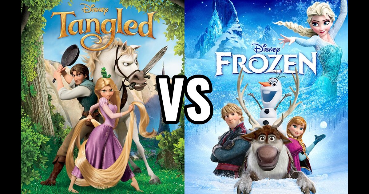 Frozen vs Tangled: Tangled Leads