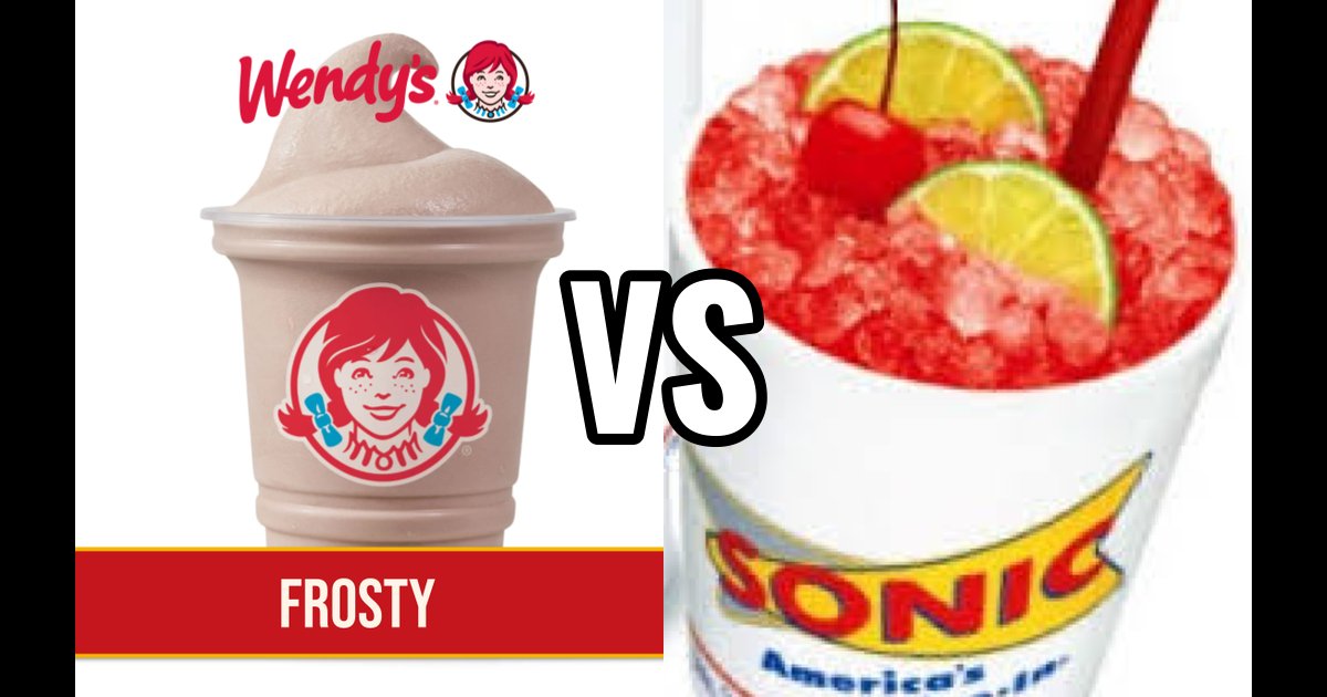 Wendy’s Frosty vs Sonic Cherry Limeade - Which Drive-Thru Menu Item is ...