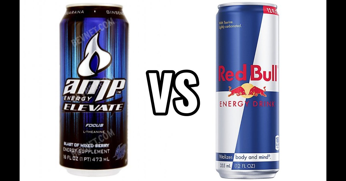 AMP Energy vs Red Bull: Red Bull Leads