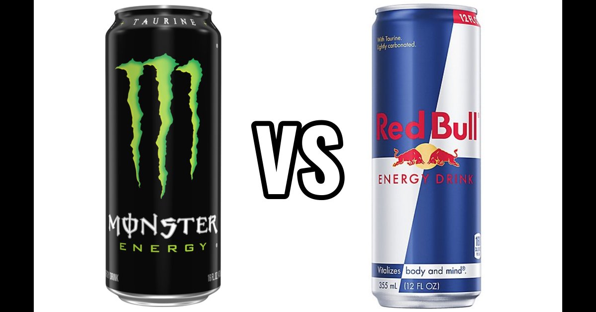Monster vs Red Bull: Red Bull Leads