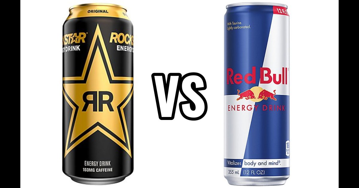 Red Bull vs Rockstar: Red Bull Leads