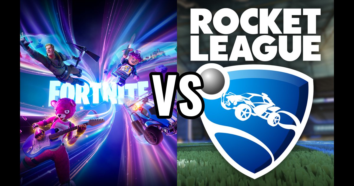 Fortnite vs Rocket League: Rocket League Leads