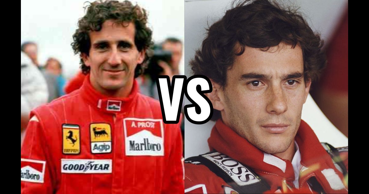 Alain Prost vs Ayrton Senna: Ayrton Senna Leads