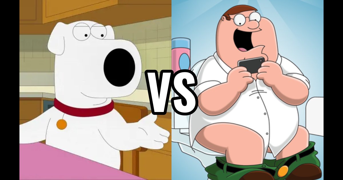 Brian Griffin vs Peter Griffin - Which Family Guy Characters is Better?