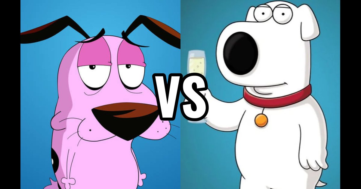 Brian Griffin (Family Guy) vs Courage the Cowardly Dog: Fans Are Split