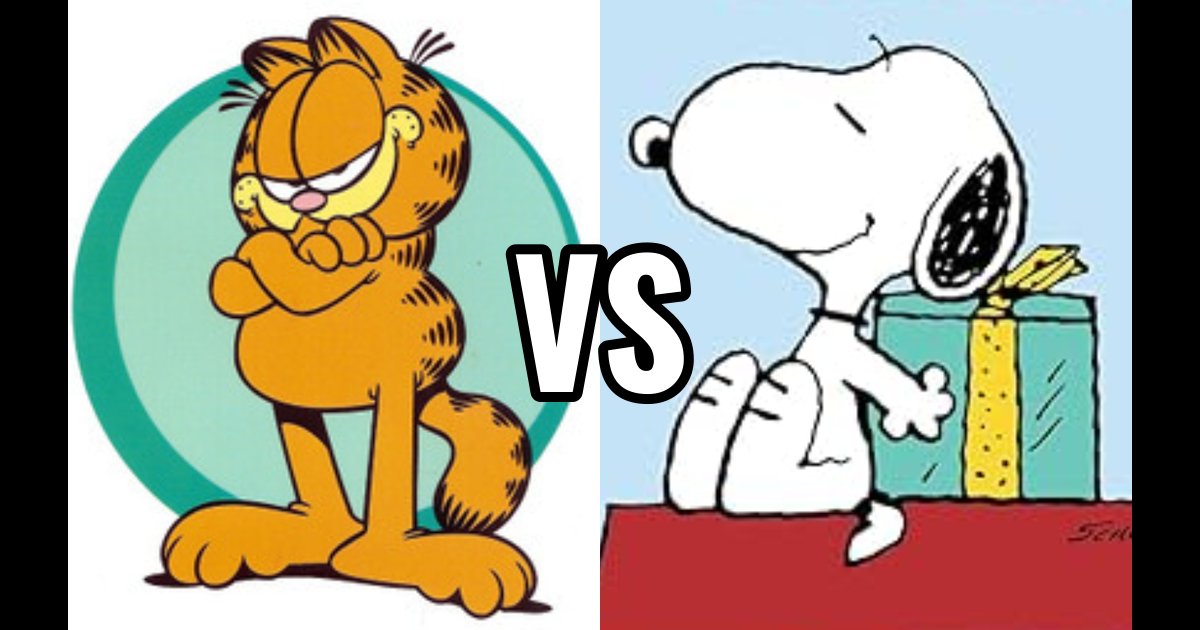 Garfield (Garfield) vs Snoopy (Peanuts): Snoopy (Peanuts) Leads