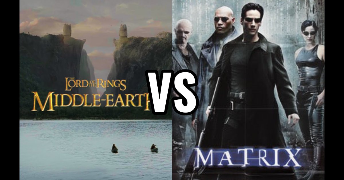 Middle-earth (Lord of the Rings) vs The Matrix: Middle-earth (Lord of ...