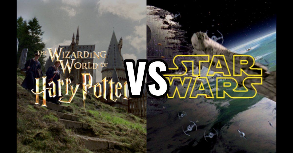 Wizarding World (Harry Potter) vs Star Wars Galaxy - Which Fictional ...